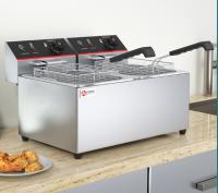 China Electric Oil Outlet Deep Fryer 8L Commercial for Multifunctional Kitchen Equipment for sale