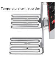 China Commercial Equipment Healthy Electric Fryer 2 Tank 2 Basket for Industrial Machine for sale
