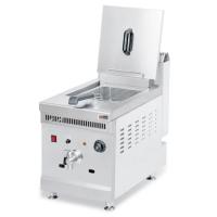 China Commercial Electric 18L Double Tanks Chip Deep Fryers with Oil Drain Valve for sale
