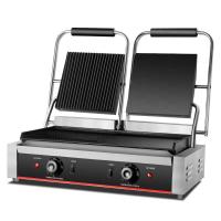 China Electric Contact Grill Non-Stick Surface and 1/2 Grooves for Customer Requirements for sale