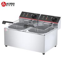 China 8L 8L Double Tank Table Top Electric Deep Fryer Kitchen Equipment for Restaurants for sale