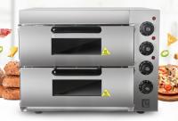 China Electric Commercial Pizza Oven with Pizza Stone Temperature 50-350°C Capacity 30 KG for sale