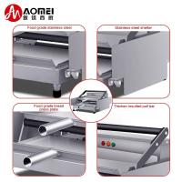 China Silver White Electric Hamburger Food Heating Machinery with Non-Stick Cooking Surface for sale
