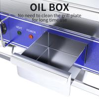 China PTFE Non-Stick Material Electric Griddle for Counter Top Commercial Restaurant Kitchen for sale