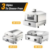 China Bakery Machines Gas Pizza Oven Grill Size 320*320mm Portable Camping Pizza Grill for sale
