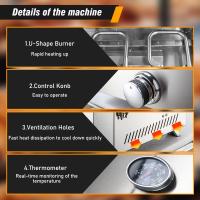 China LPG Stainless Steel Pizza Oven Gas BBQ Oven Commercial Pizza Making Machine for sale