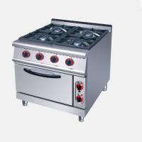 China Gas 4 Burners Stove With Electric Oven for Easy Operation in Commercial Cooking Needs for sale