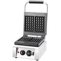 China Gross Weight 20kg Stainless Steel Waffle Maker Electric Rotary Stick Belgian Commercial for sale