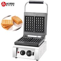 China Gross Weight 20kg Stainless Steel Waffle Maker Electric Rotary Stick Belgian Commercial for sale