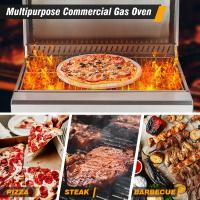 China 600*460*300mm Commercial Gas Pizza Oven with Multi Functions and Portable Design for sale