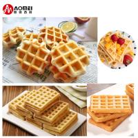 China Gross Weight 20kg Stainless Steel Waffle Maker Electric Rotary Stick Belgian Commercial for sale