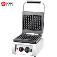 China Gross Weight 20kg Stainless Steel Waffle Maker Electric Rotary Stick Belgian Commercial for sale