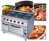 China Commercial 6 Burners Gas Oven Range Stove 220KG Capacity and Voltage V LPG2800PA for sale