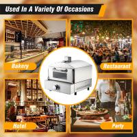 China Grill Size 340*320mm Gas Pizza Oven for Camping Garden Party Baking Delicious Pizzas for sale