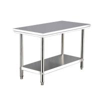 China Multifunctional Stainless Steel Work Table for Knocked-down Lab in Silver Finish for sale