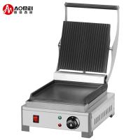 China 220V Electric Grooved Contact Grill with Press Gross Weight 14kg Advanced Technology for sale