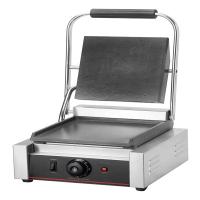 China 220V 1.8KW Stainless Steel Electric Contact Grill Panini Press Griddle Sandwich Maker for sale