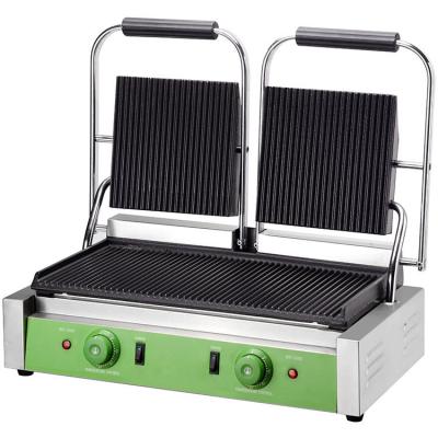 China Non-Stick Cooking Surface Electric Plate Panini Grill Machine for Sandwich Press for sale