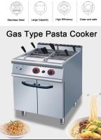 China Commercial Kitchen Gas Pasta Cooker Machine with 4 Heads Noodles Cooking Capacity for sale