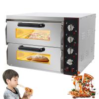 China Commercial Industrial Double Deck Electric Bakery Oven 670*680*600mm 48.5KG for sale