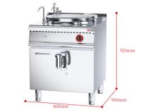 China 800*900* 850 70 MM Soup Kettle for Food Industry Equipment in Commercial Cooking Pot for sale
