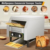 China Stainless Steel Electric Conveyor Toaster For Fast Food Restaurant 220V for sale