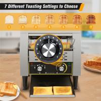China Stainless Steel Electric Conveyor Toaster For Fast Food Restaurant 220V for sale