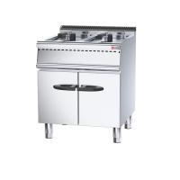 China Restaurant Kitchen Equipment 800*900* 850 70 mm Commercial Gas Deep Fryer With Cabinet for sale
