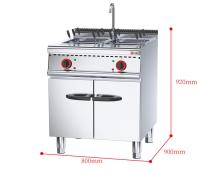 China Kitchen Electric Noodles Cooker Machine With Cabinet for Commercial Pasta Cooking 18KW for sale