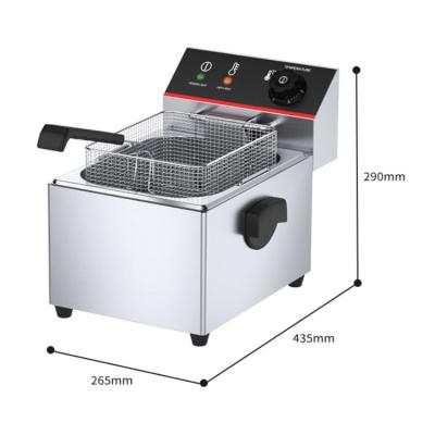 China Commercial Electric Deep Fryer Machine Heating Protection Function and NO App-Controlled for sale