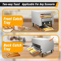 China Industrial Stainless Steel Electric Conveyor Toaster for Bread/Bun/Burger Production for sale