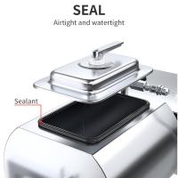 China 40L Stainless Steel 201 Fast Food Vacuum Marinating Tumbler for Kitchen Equipment for sale