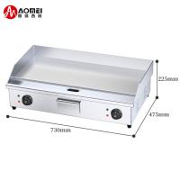 China Electric Griddle Machine with Stainless Steel Construction and Temperature Adjustment for sale