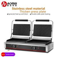 China Non-Stick Enamel Coated Electric Griddle Grill for Commercial Steak Sandwich Toaster for sale