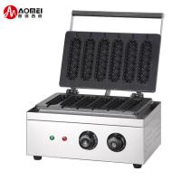 China Electric Waffle Maker with Non-Stick Cooking Surface and 6 Corn Lolly Holders Moulds for sale