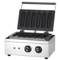 China 220V-240V Voltage Hot Dog Lolly Waffle Maker Machine for Non-stick Corn Crispy Siamese for sale