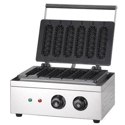 China 220V-240V Voltage Hot Dog Lolly Waffle Maker Machine for Non-stick Corn Crispy Siamese for sale