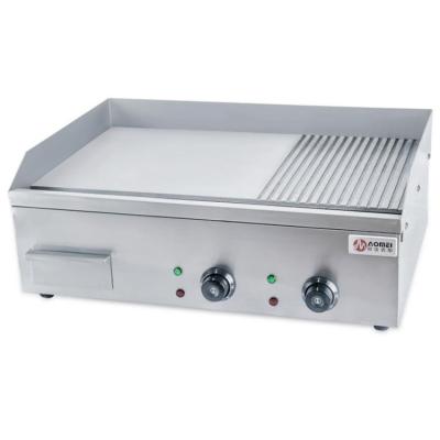 China Non-Stick Stainless Steel Electric Flat Top Griddle and Grill for Restaurant Kitchen for sale
