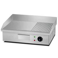 China Non-Stick Stainless Steel Electric Flat Top Griddle and Grill for Restaurant Kitchen for sale