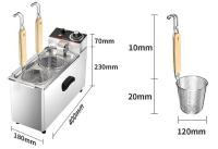 China 1 Tank 4 Baskets Electric Pasta Cooker Machine for Fast Cooking in Commercial Kitchens for sale