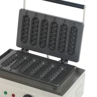 China 220V-240V Voltage Hot Dog Lolly Waffle Maker Machine for Non-stick Corn Crispy Siamese for sale