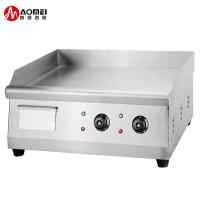 China Stainless Steel Electric Flat Pan Griddle Commercial Grade Easy to Clean and Durable for sale