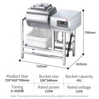 China Commercial Restaurant Electric Meat Salting Machine with 45L Capacity and High Speed for sale