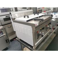 China High Productivity 38KG Double Cylinder Deep Fryer for Fried Chicken and French Fries for sale