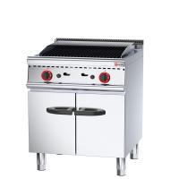 China 700*700* 850 70 mm Stainless Steel Gas Standing Lava Grill for Commercial Restaurant for sale