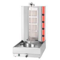China 540x650x1220mm Chicken Shawarma Machine with 4/5 Burners and Stainless Steel Material for sale