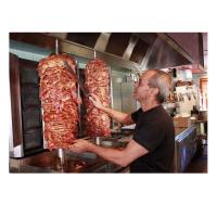 China 540x650x1220mm Chicken Shawarma Machine with 4/5 Burners and Stainless Steel Material for sale