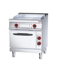 China Commercial Gas Griddle Cooking Range with Stainless Steel Gas Oven Voltage LPG2800PA for sale