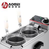 China Catering Equipment 2kW Electric Desktop 2 Heads Pasta Cooker for Restaurant Noodle Boiling for sale