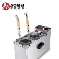 China Catering Equipment 2kW Electric Desktop 2 Heads Pasta Cooker for Restaurant Noodle Boiling for sale